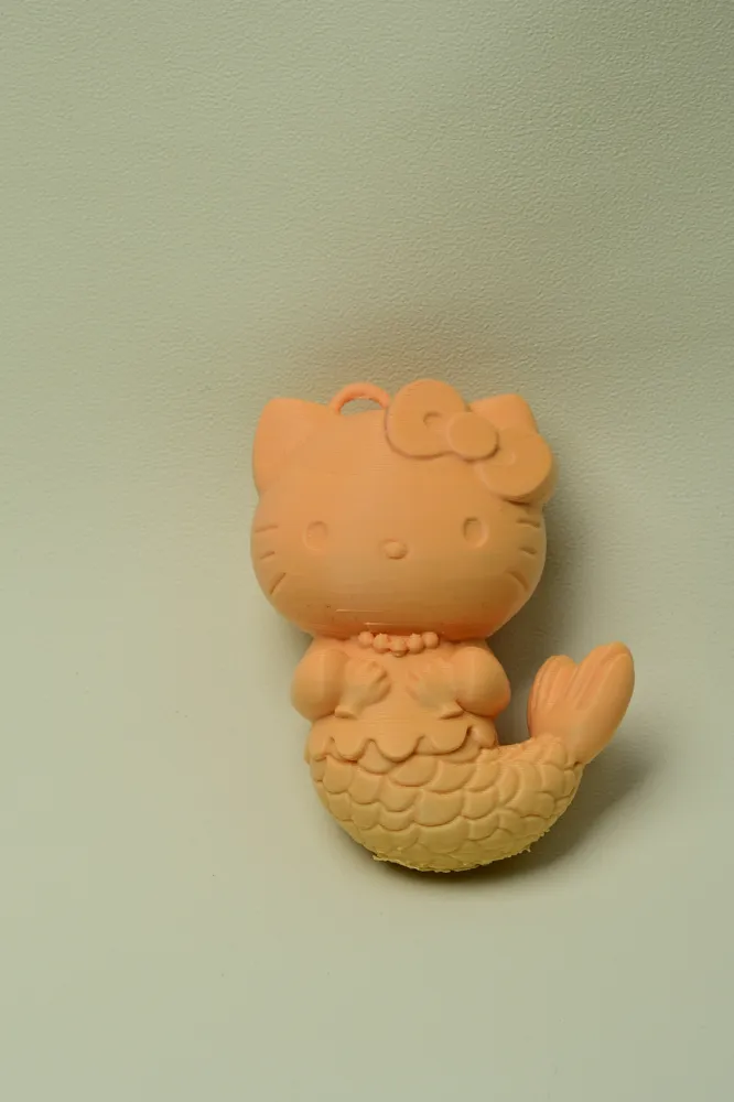 Mermaid KT Hello Kitty charm by puresa MakerWorld: Download Free 3D Models