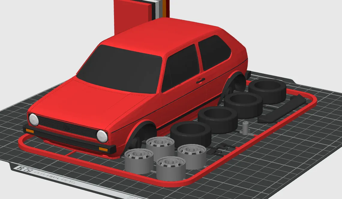 VW GOLF GTI MK1 - KITCARD - by Royal Stance MakerWorld: Download Free ...