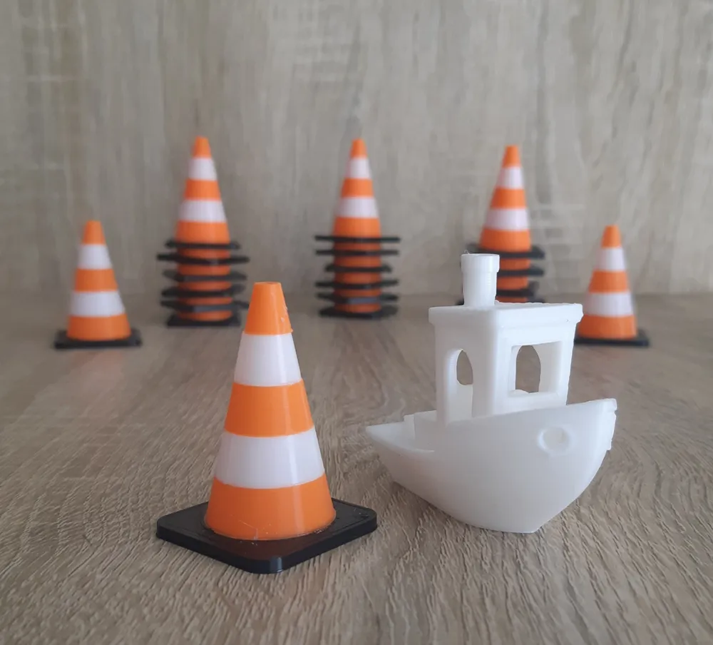 Mini traffic cones (2 versions) by Natod MakerWorld: Download Free 3D ...