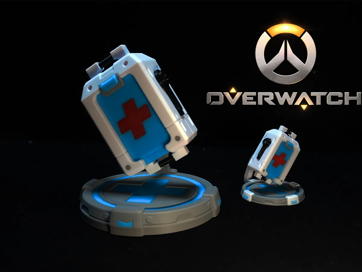 overwatch medical kit - Free 3D Print Model - MakerWorld