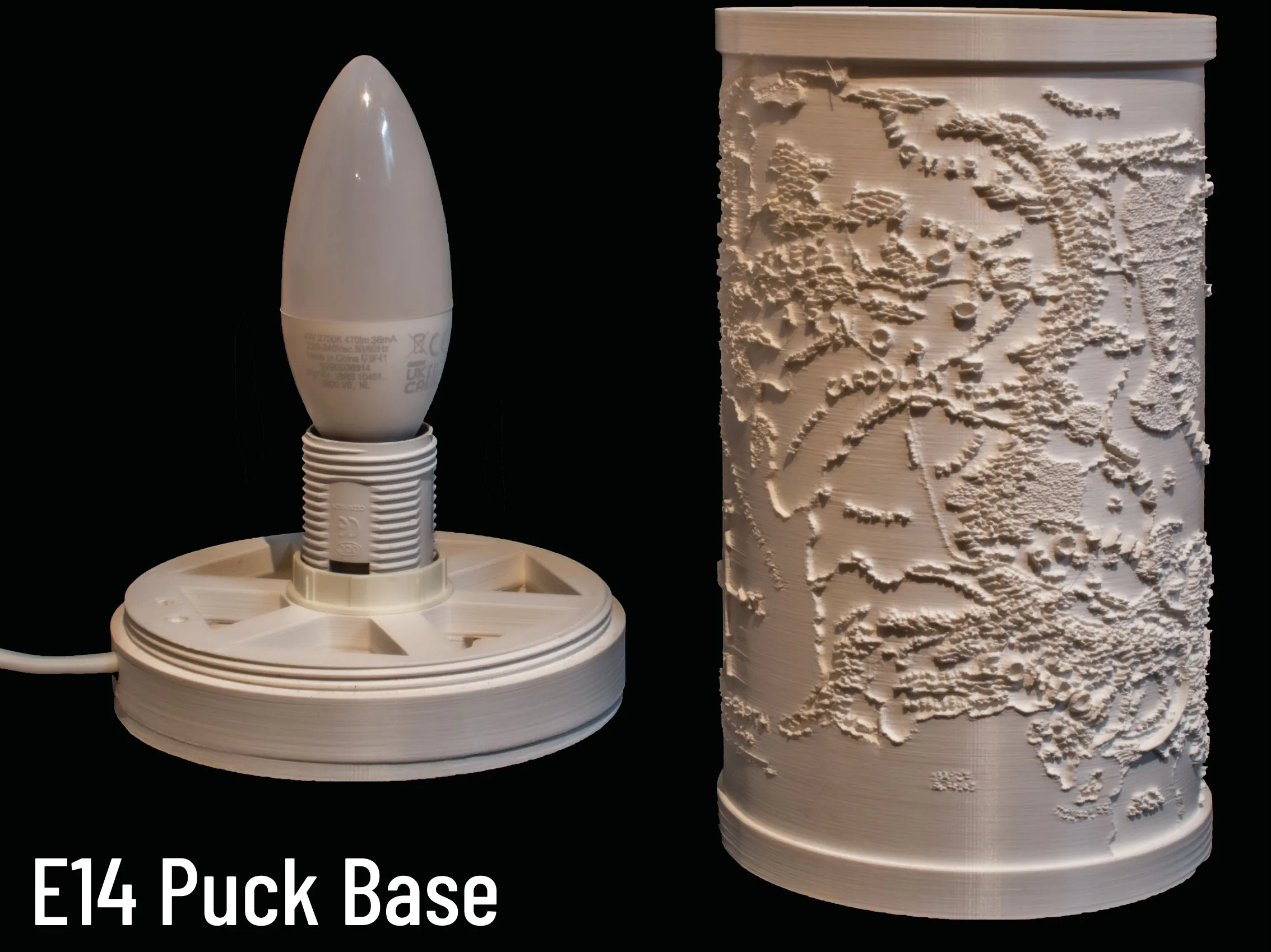 Natural Pattern Lithophane Lamps by FritzPeppone MakerWorld: Download ...