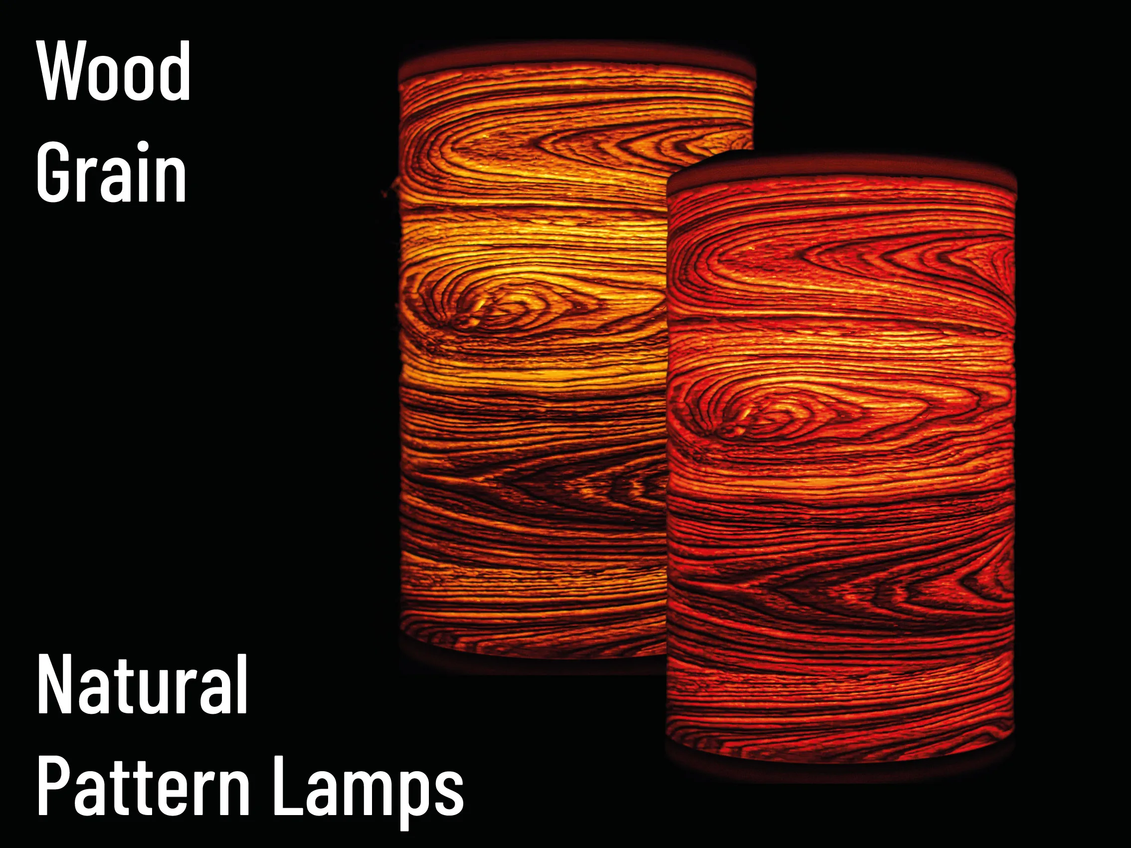Natural Pattern Lithophane Lamps - Free 3D Print Model - MakerWorld