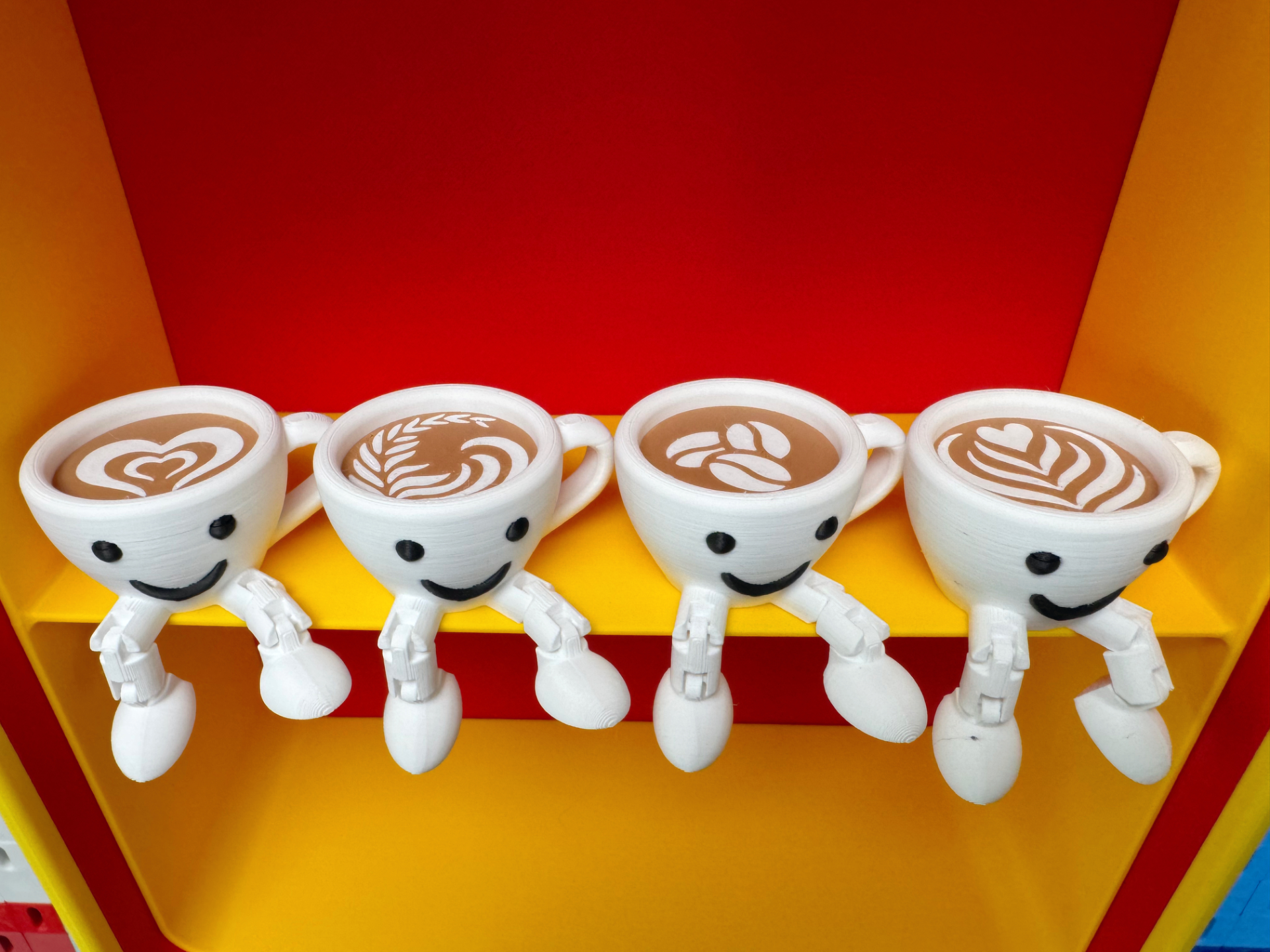 4 Cups of Coffee by 关灯DIY MakerWorld: Download Free 3D Models