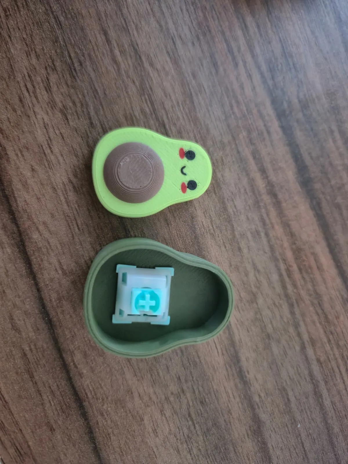 Cute avocado clicker fidget toy no support by alexgc MakerWorld ...