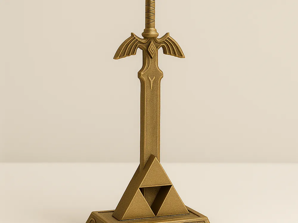 Triforce headphone Stand – Legend of Zelda Holder - Free 3D Print Model ...