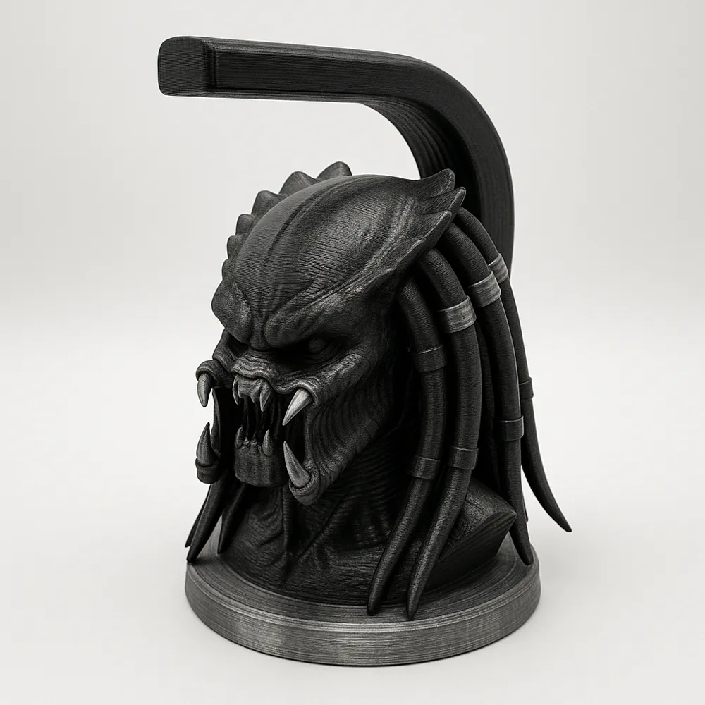 Predator's Lair Headphone Stand Alien vs. Predator by DeskForge ...