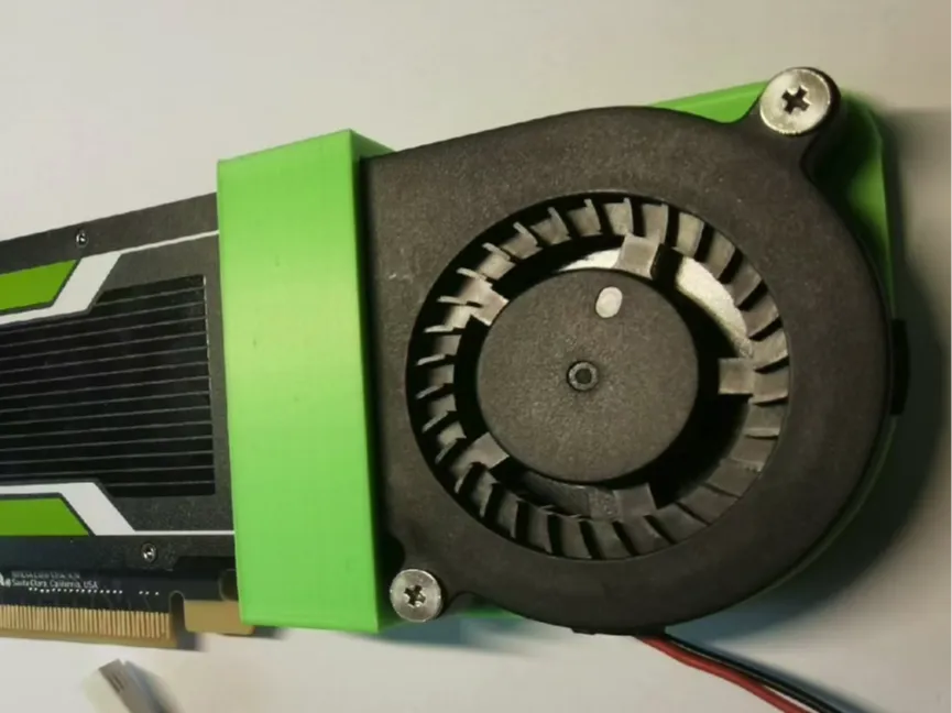 Nvidia Tesla P4 Fan - Free 3D Print Model - MakerWorld