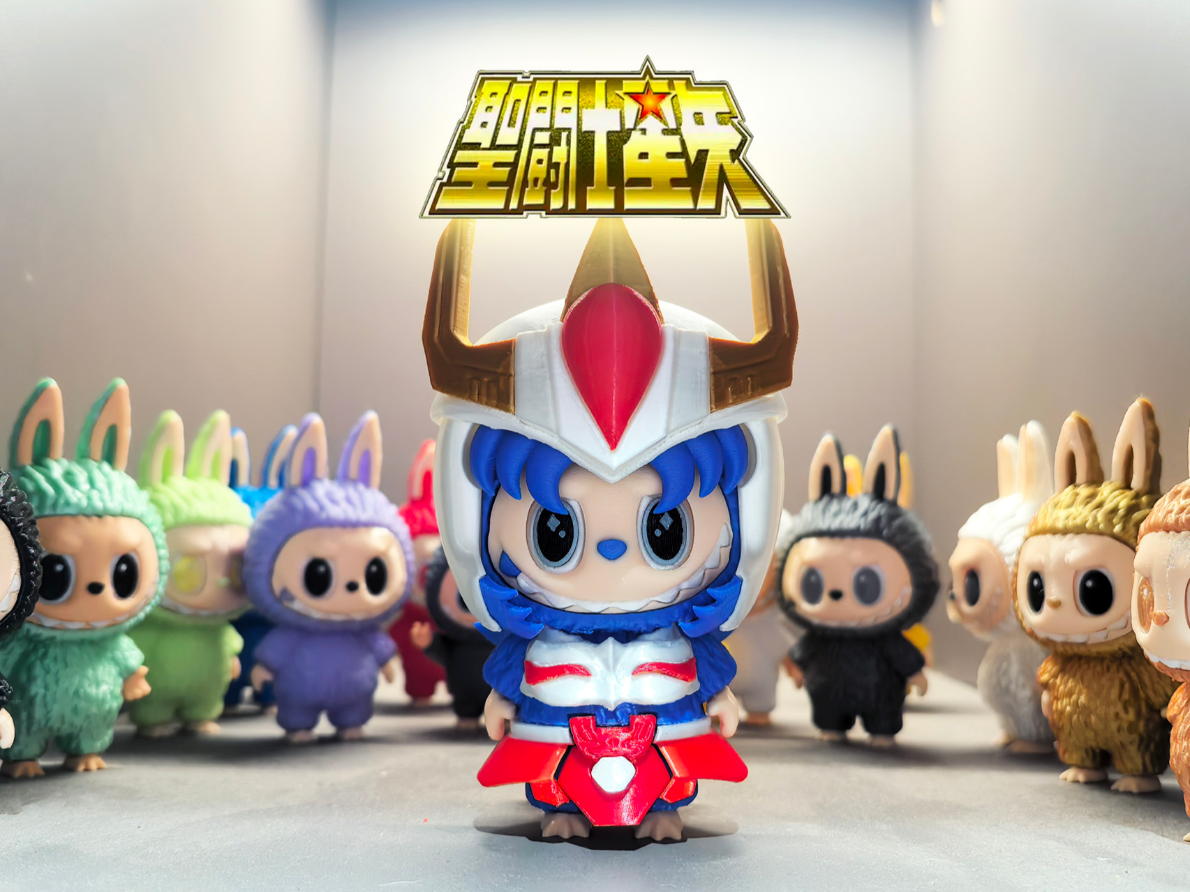 Saint Seiya Ikki cos small doll Labubu LABUBUA Labubu by Formix ...