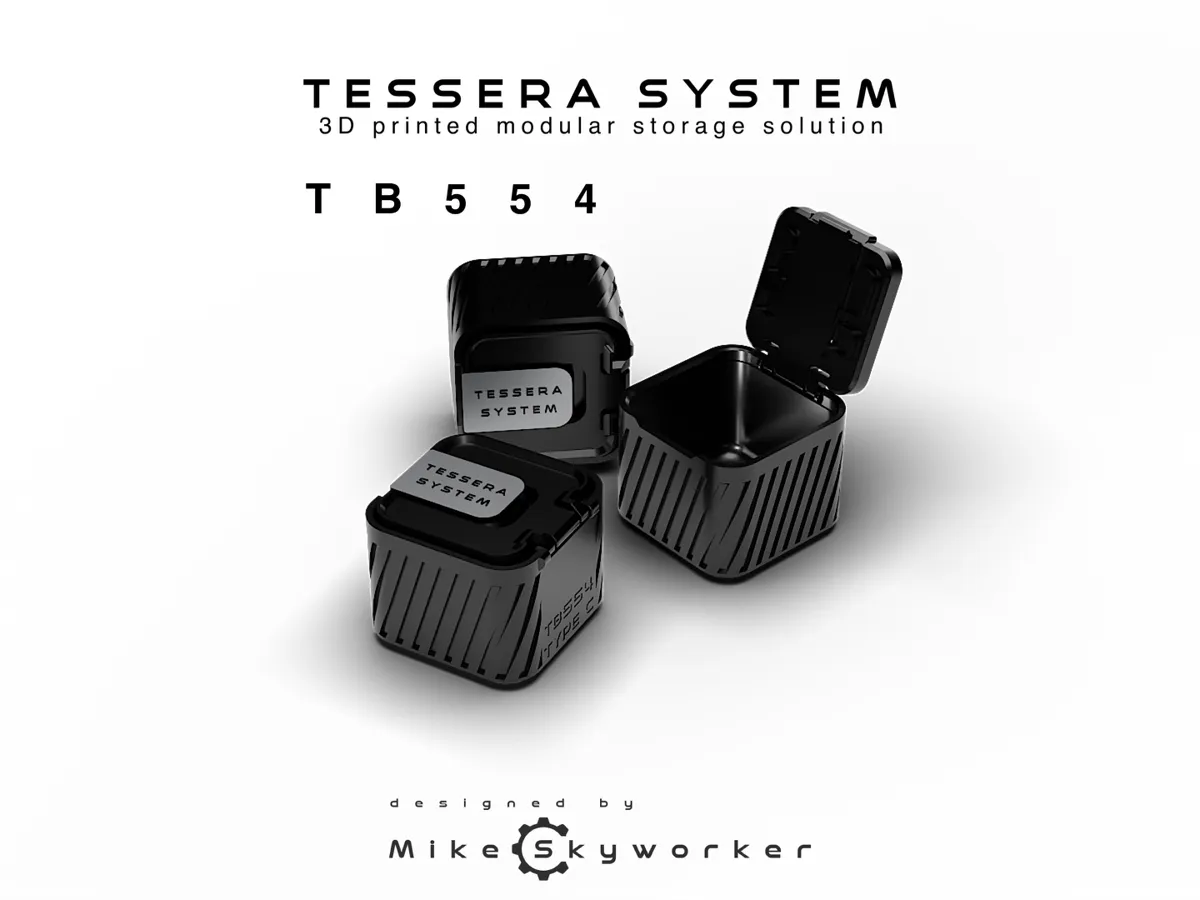 TB554 – Box for the Tessera System - Free 3D Print Model - MakerWorld