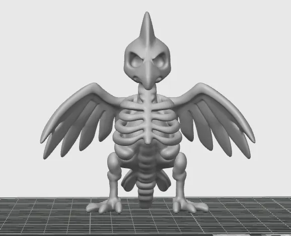 Pidgeot Skeleton (Pokemon) - Free 3D Print Model - MakerWorld