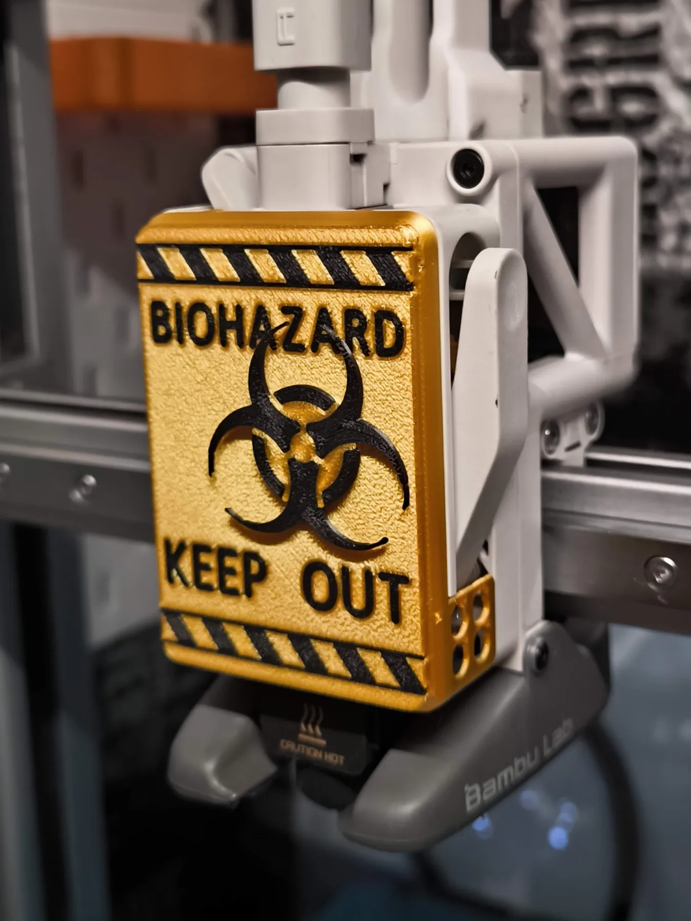A1/A1 mini printer frame cover. BIOHAZARD by TinkerVault MakerWorld ...
