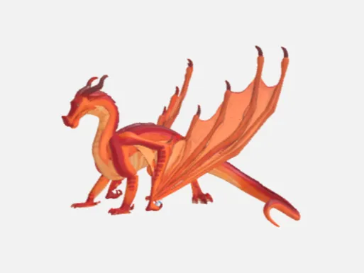 wings of fire skywing. by TheDragonKing MakerWorld: Download Free 3D Models