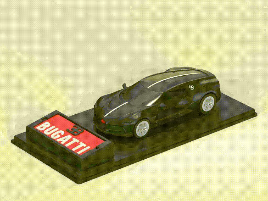 【Bugatti】Bugatti Voice of the Night La Voiture Noire 1/64 scale by ...