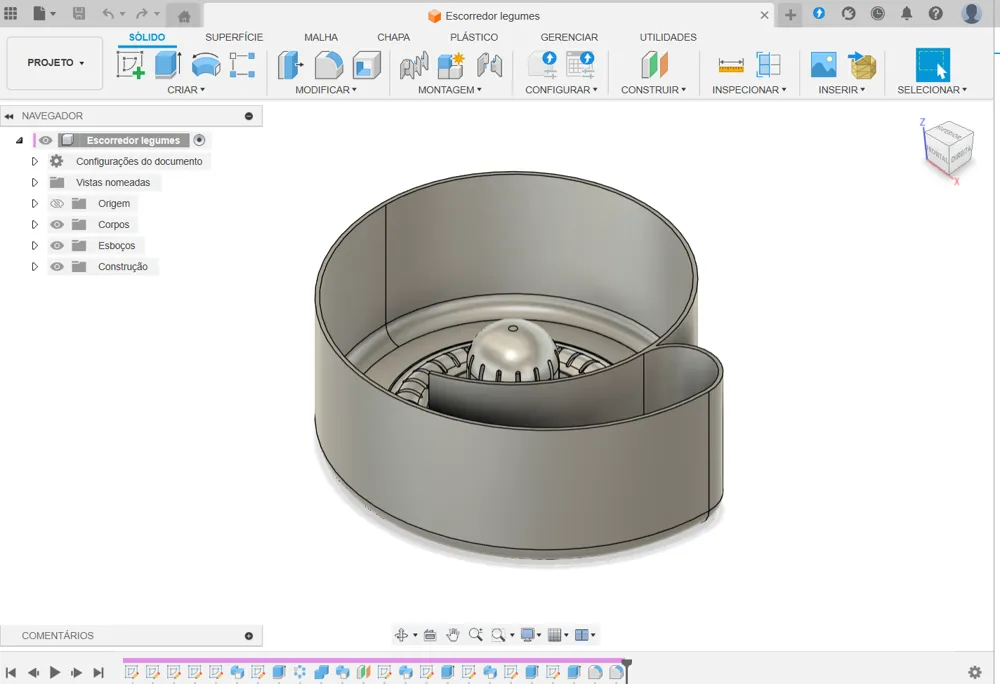 Rotating colander - Washing fruits - Free 3D Print Model - MakerWorld