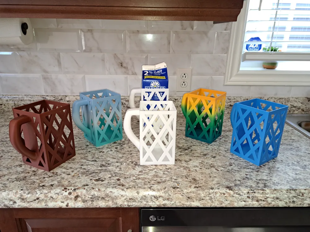 milk carton holder 2L Canadian - Free 3D Print Model - MakerWorld