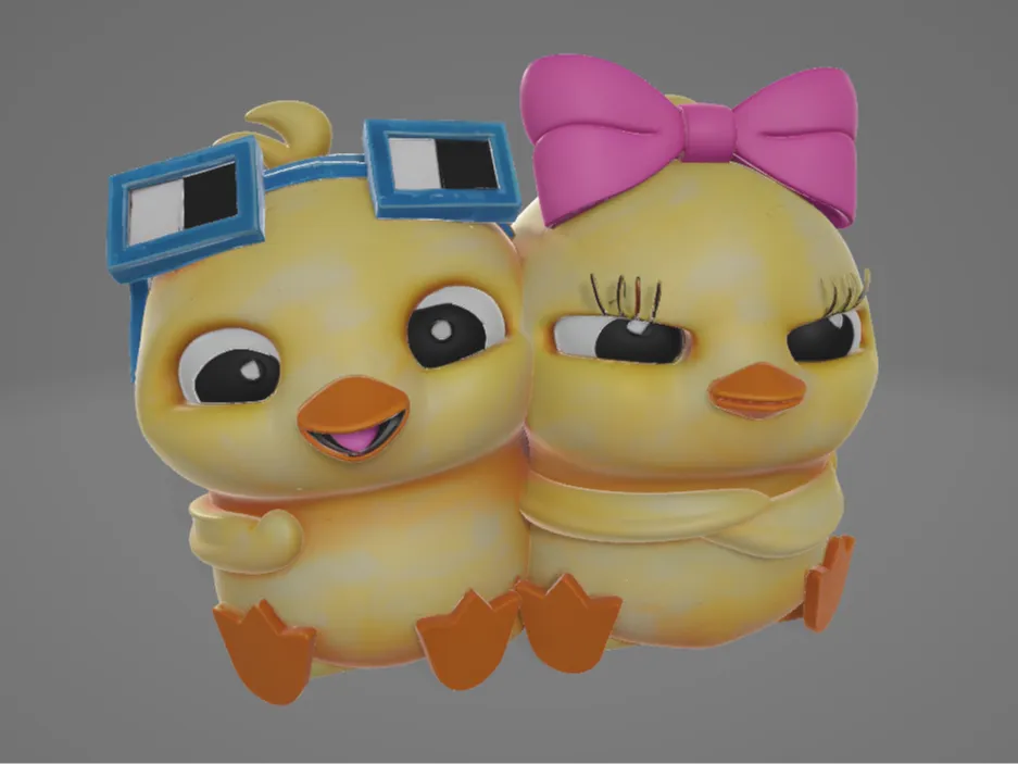 Quack and Lola - Free 3D Print Model - MakerWorld
