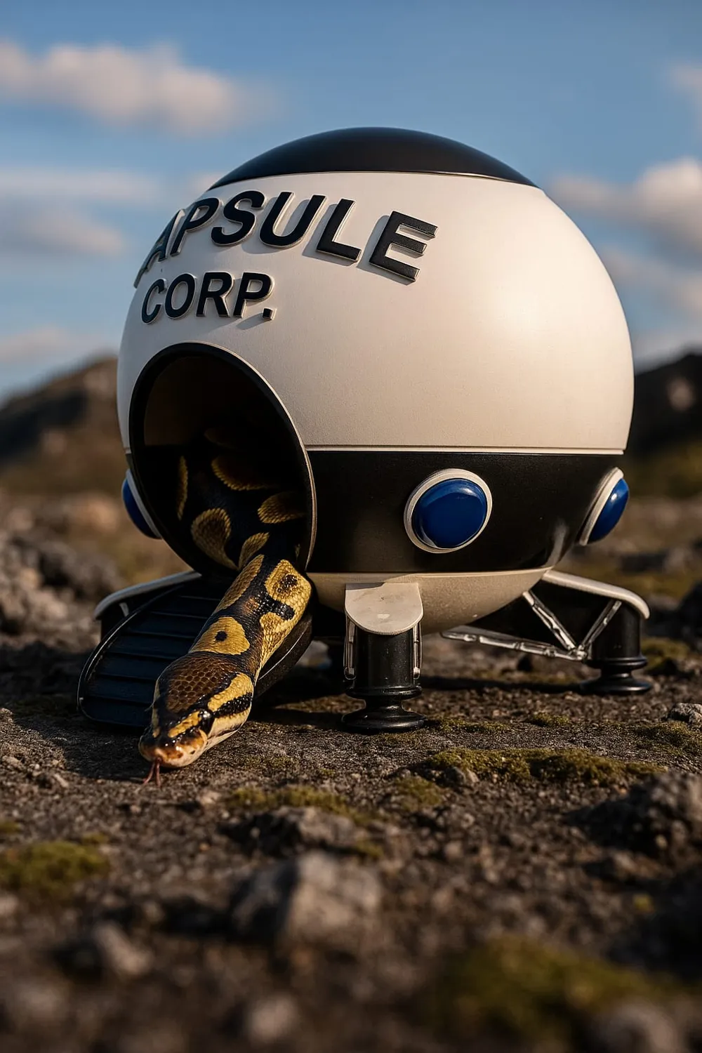 Capsule Corp Ship - Dragonball - Small pet house by Noob3DLab ...