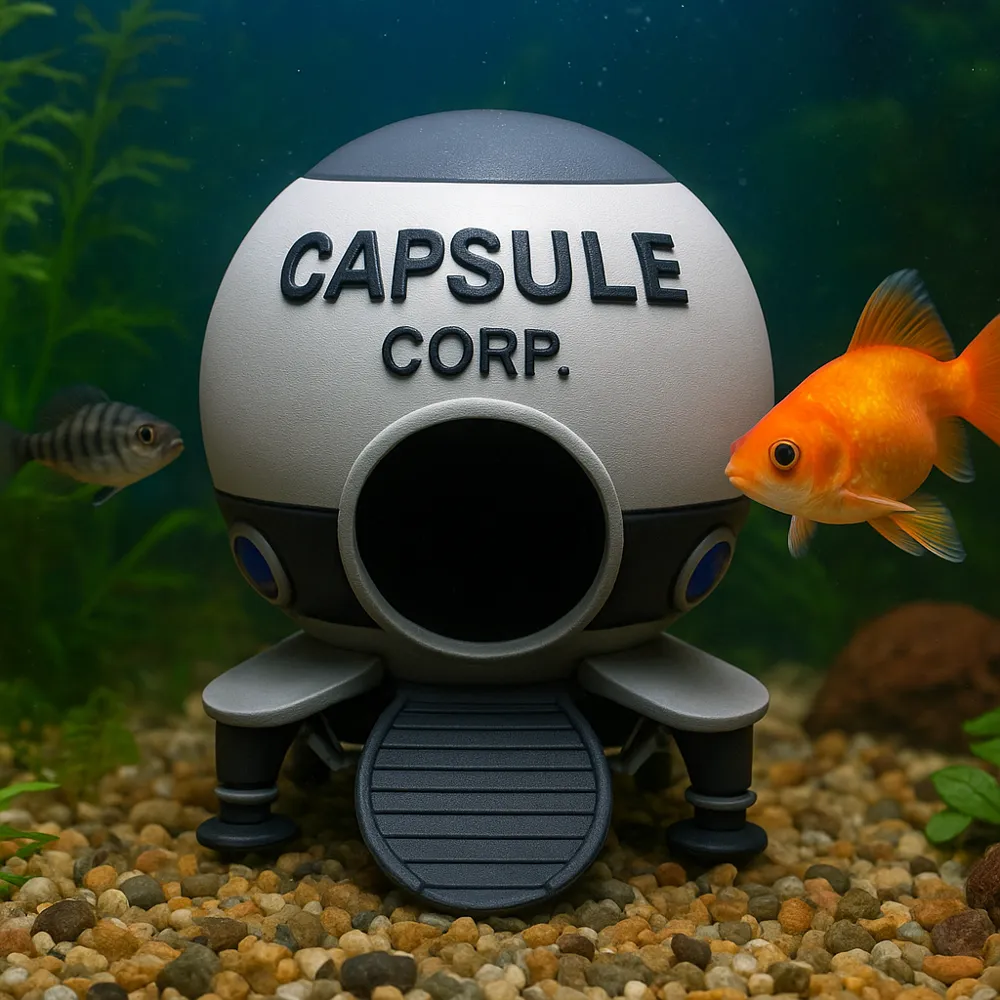 Capsule Corp Ship - Dragonball - Small pet house by Noob3DLab ...