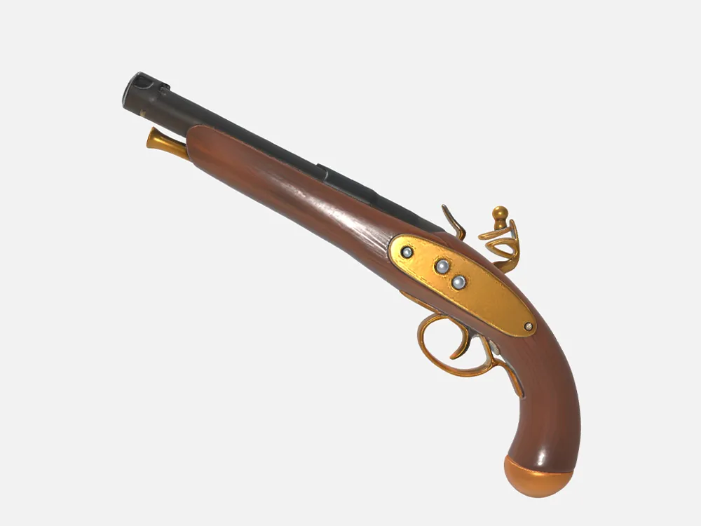 Flintlock Pistol by Fletch007 MakerWorld: Download Free 3D Models