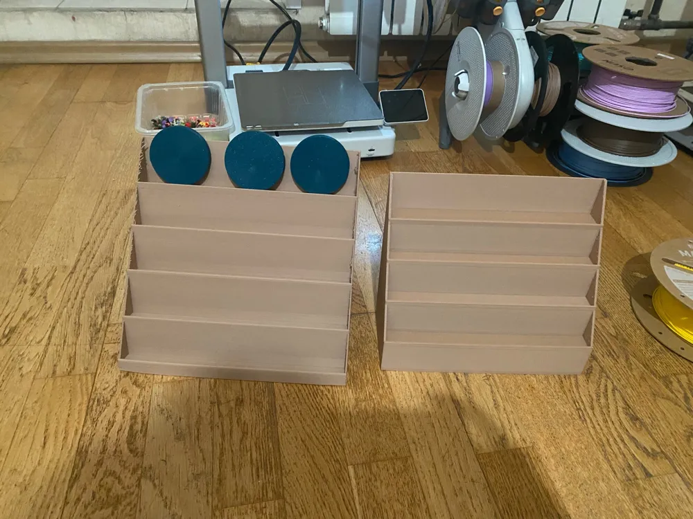 Sticker Holder Display (5 tier shelf) Remixed by astralewis MakerWorld ...