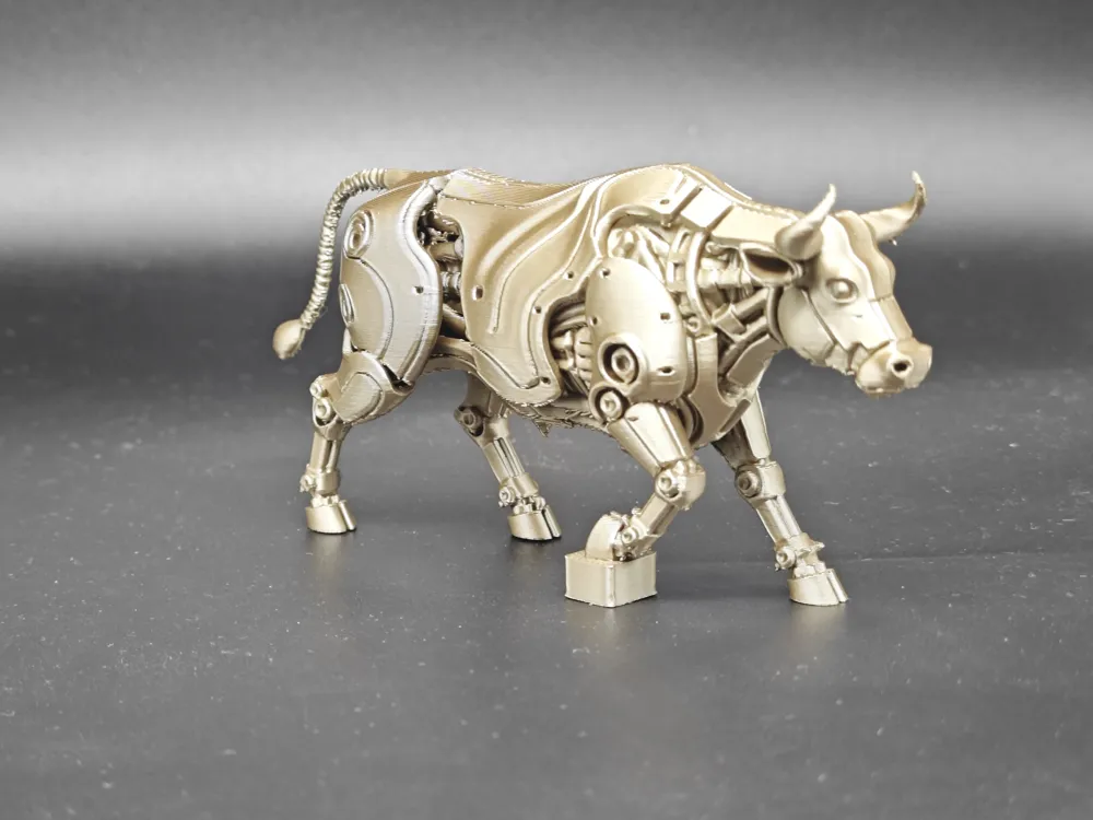 Zodiac Mechanical Ox Figurine by renke244 MakerWorld: Download Free 3D ...