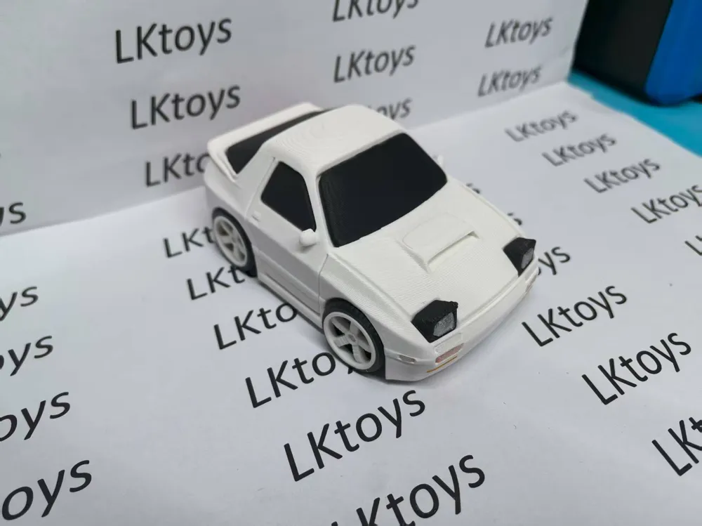 MAZDA RX-7 FC fully assembled, paint-free Chibi toy sports car by ...