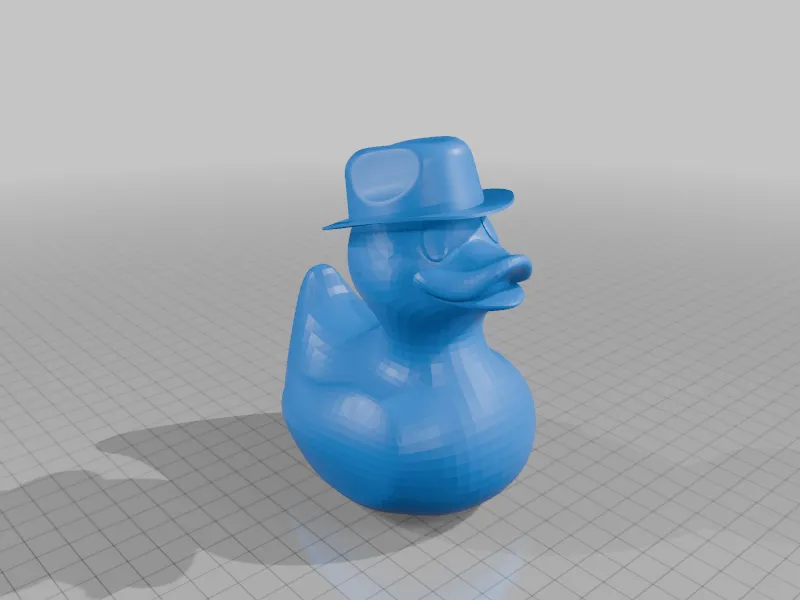 Fedora Rubber Duck - Free 3D Print Model - MakerWorld
