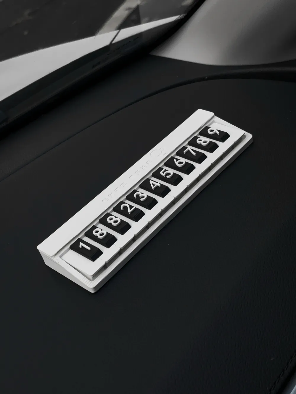 Piano Key Parking Number Plate - Free 3D Print Model - MakerWorld