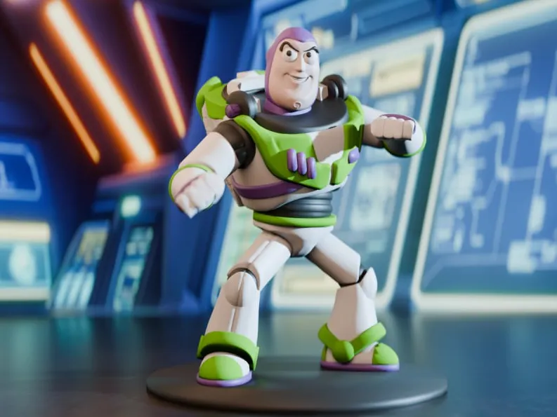 Toy Story Buzz Lightyear Action Figure - Free 3D Print Model - MakerWorld