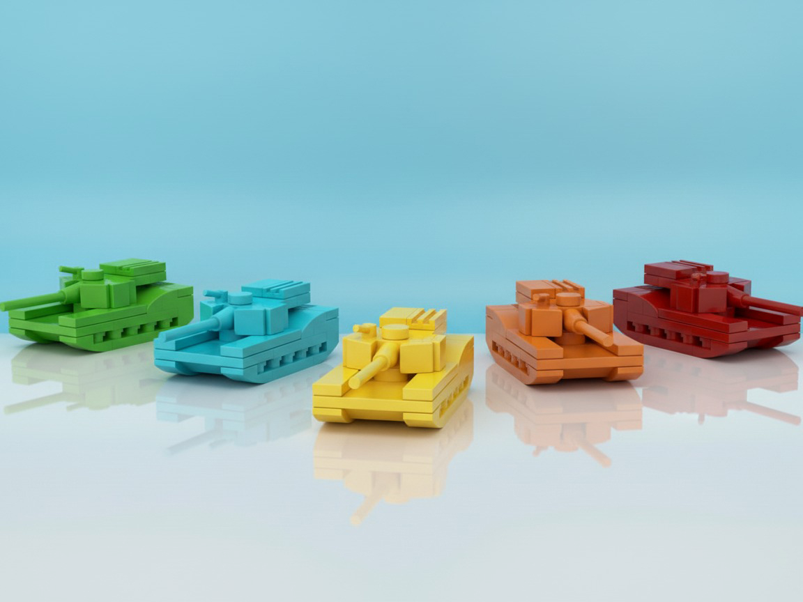 Lego Mini Tank Toy World of Tanks by 观臻造物 MakerWorld: Download Free 3D ...