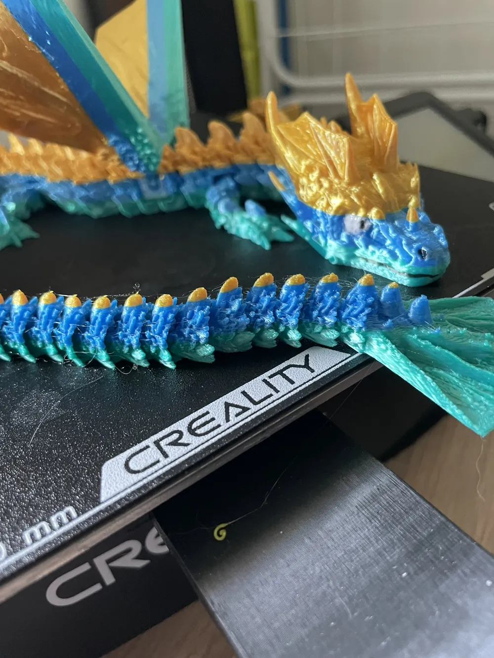 Articulated Water Dragon - Free 3D Print Model - MakerWorld