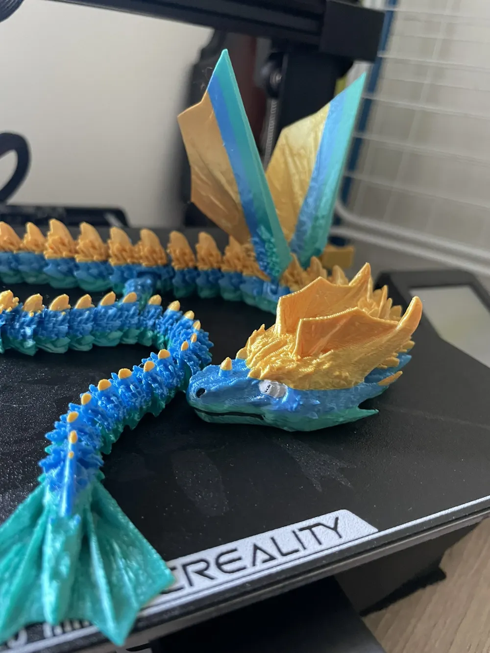Articulated Water Dragon - Free 3D Print Model - MakerWorld