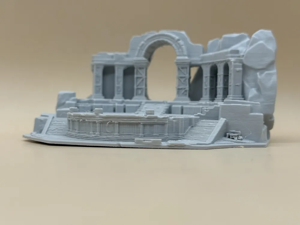 Ancient Greek Amphitheater by No Enter MakerWorld: Download Free 3D Models
