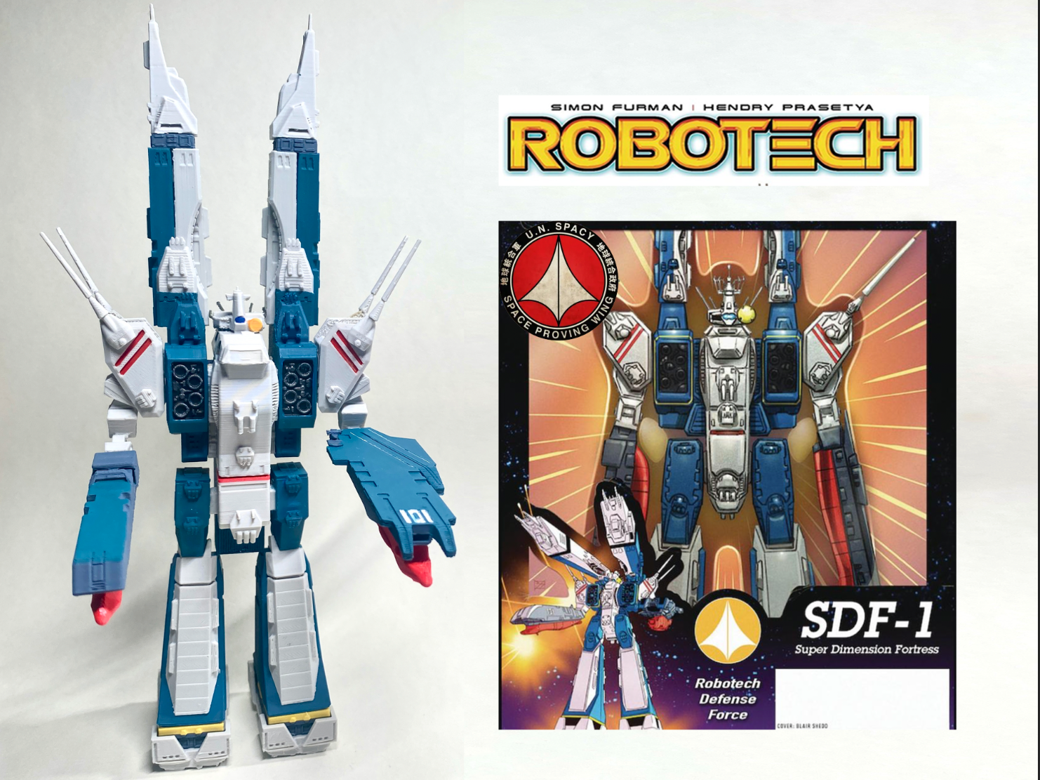 Robotech SDF Fortaleza Espacial SDF forma de pie por user_3935079253 ...