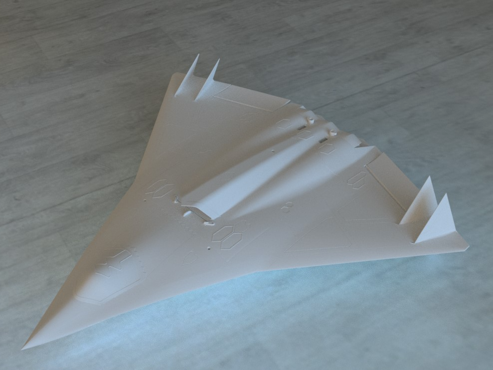 歼36-------中国第六代无人战机 来自 JPMS MakerWorld：免费下载 3D 模型