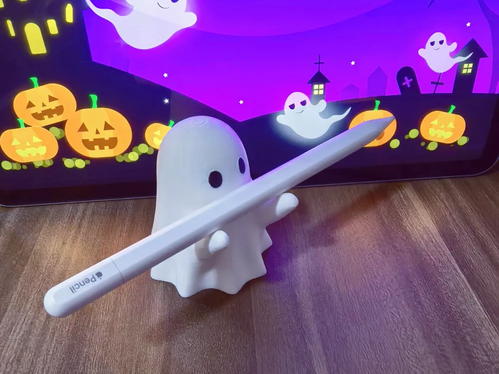 创意幽灵笔架置物架 万圣节摆件 来自 fun3D MakerWorld：免费下载 3D 模型