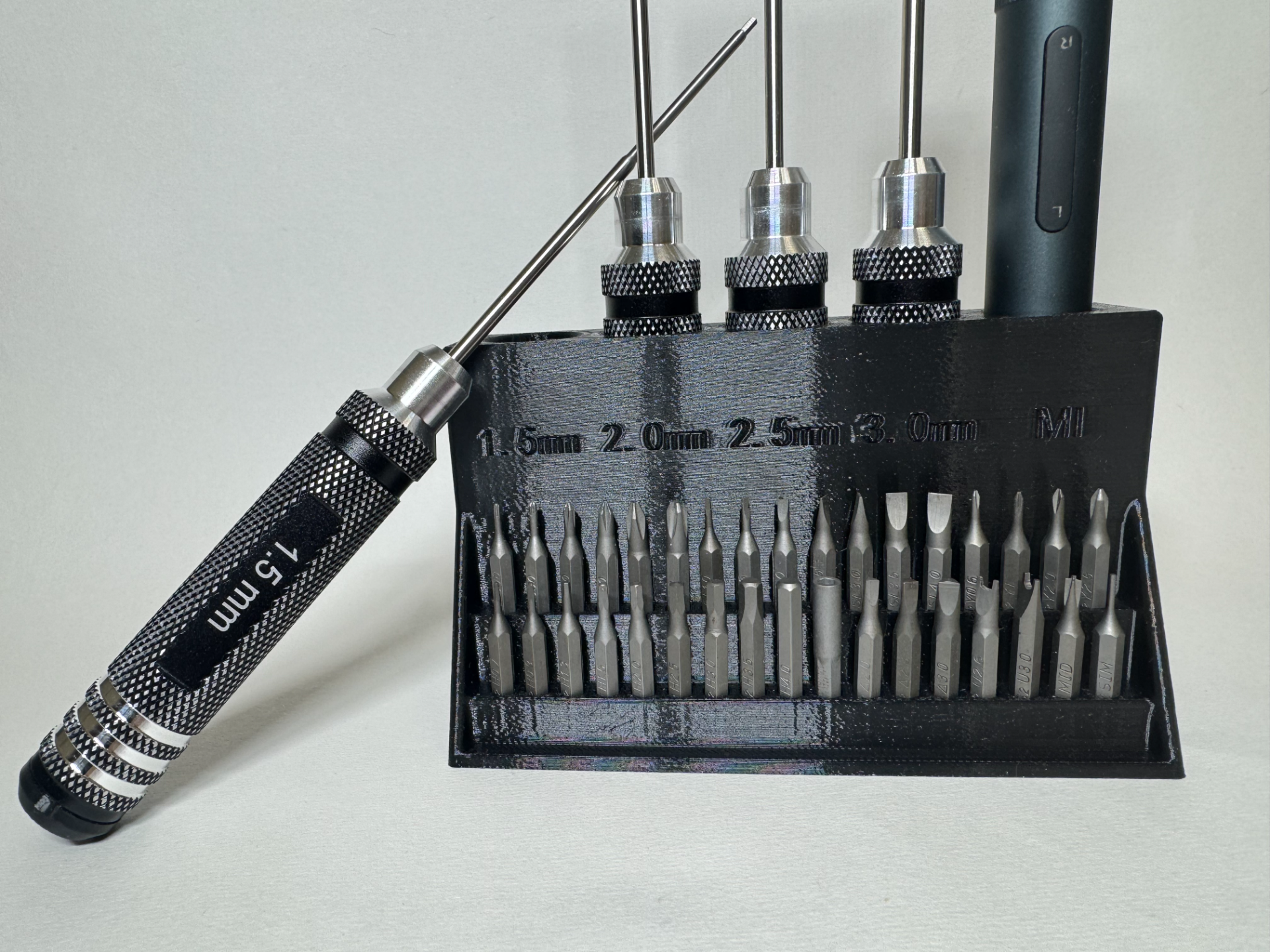 RC screwdriver stand (includes MiJia electric screwdriver and bits) by ...
