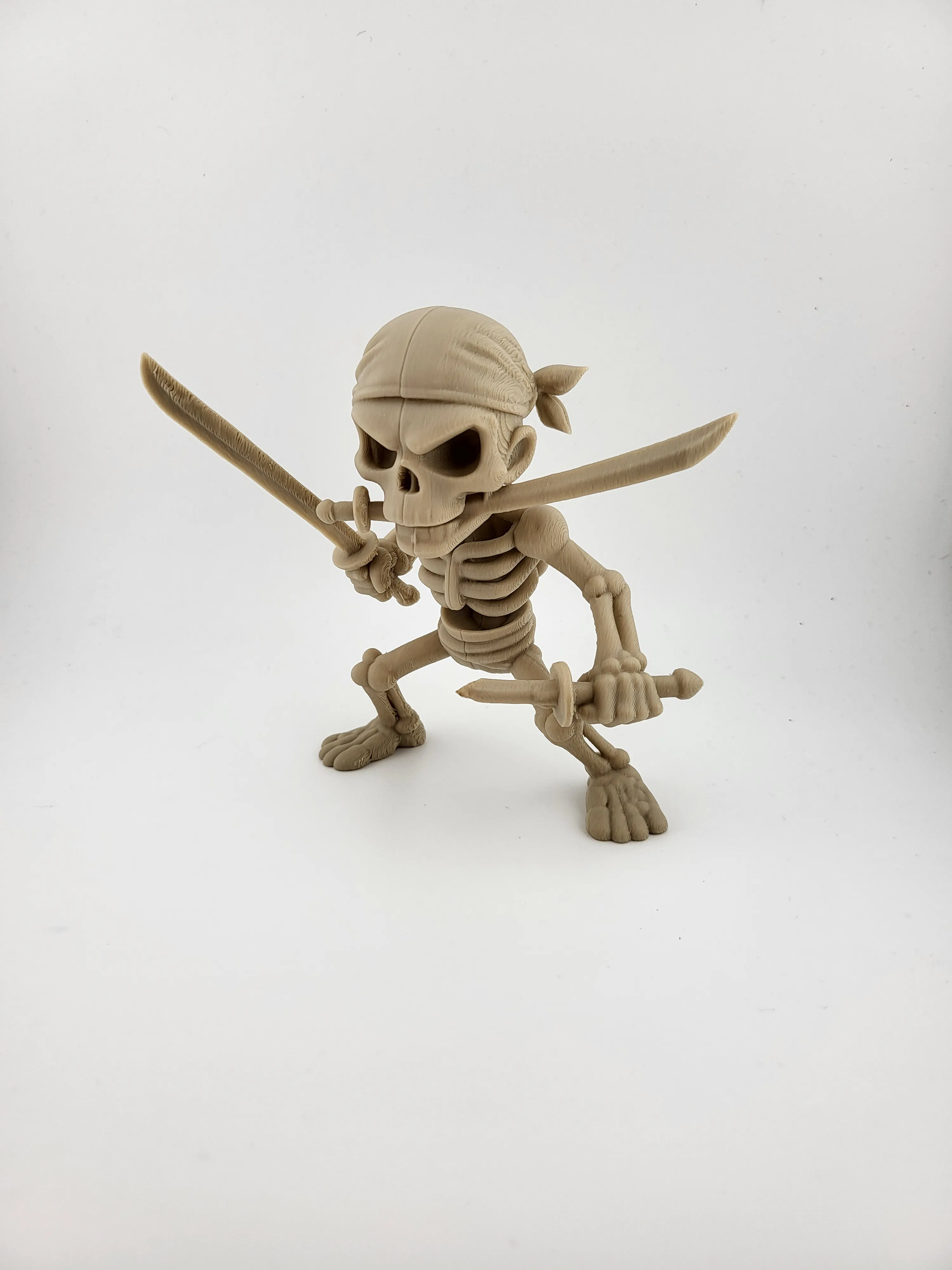 One Piece Luffy Skeleton Figure Punch Pose - Free 3D Print Model ...