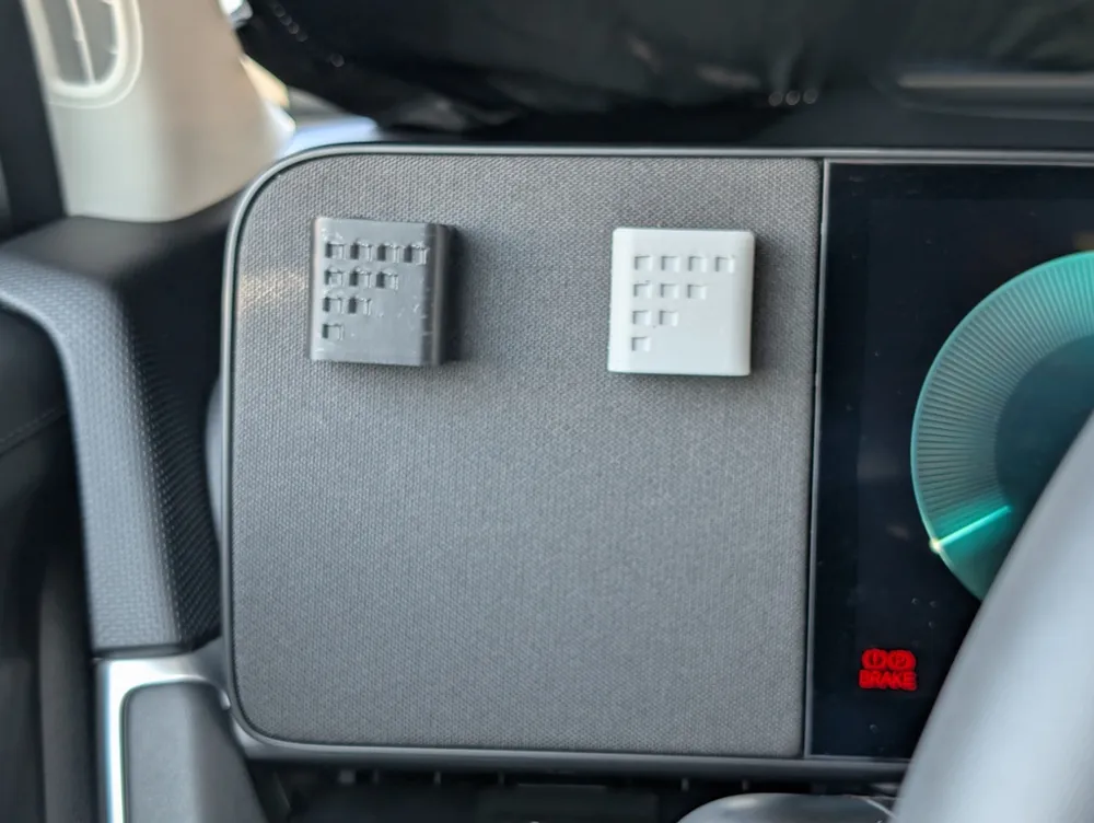 Hyundai Magnetic Panel Simple Sunglasses Holder - Free 3D Print Model ...