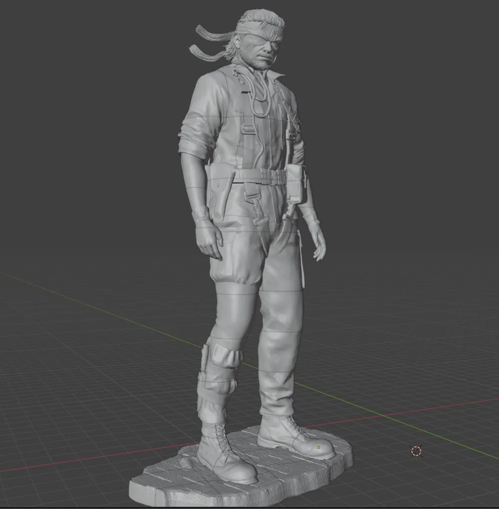 Life-Size Metal Gear Delta Big Boss Snake Part 1 by Ryan @ TheMajinLab ...