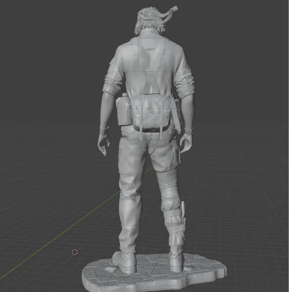 Life-Size Metal Gear Delta Big Boss Snake Part 1 - Free 3D Print Model ...