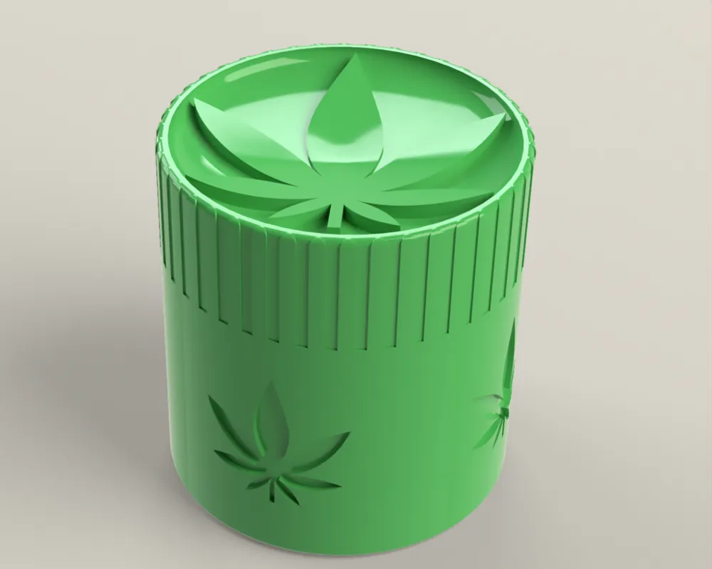 Weed jar by bac MakerWorld: Download Free 3D Models