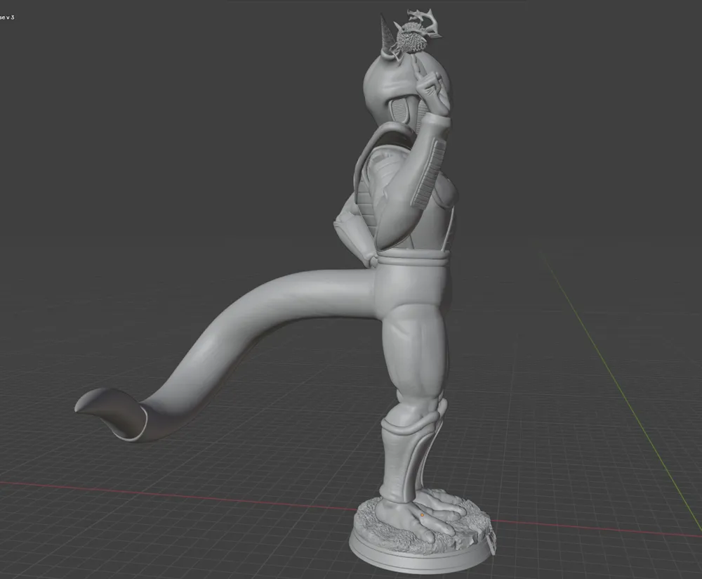 Life Size Dragon Ball Frieza First Form by Ryan MakerWorld: Download ...