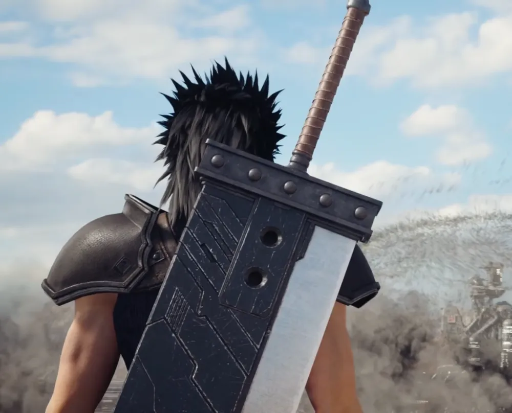 FF7 Cloud Buster Sword 1:1 COSPLAY Prop Open Source part2 by CG老易 ...