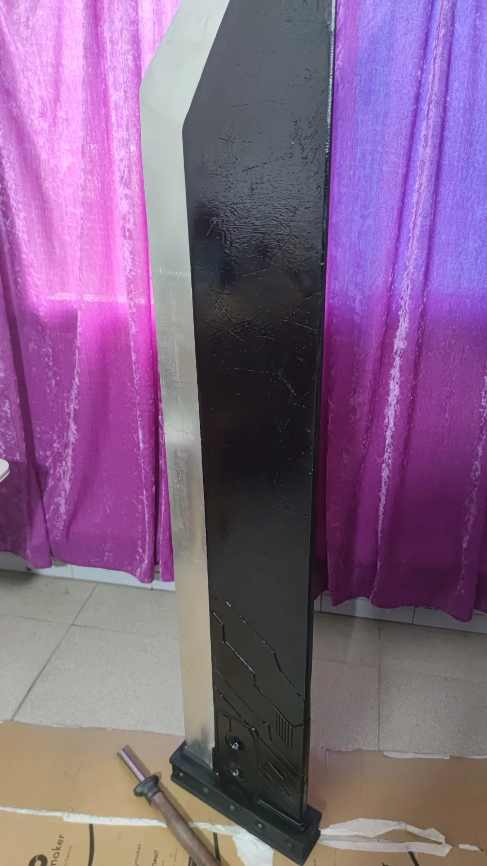 FF7 Cloud Buster Sword 1:1 COSPLAY Prop Open Source part2 by CG老易 ...