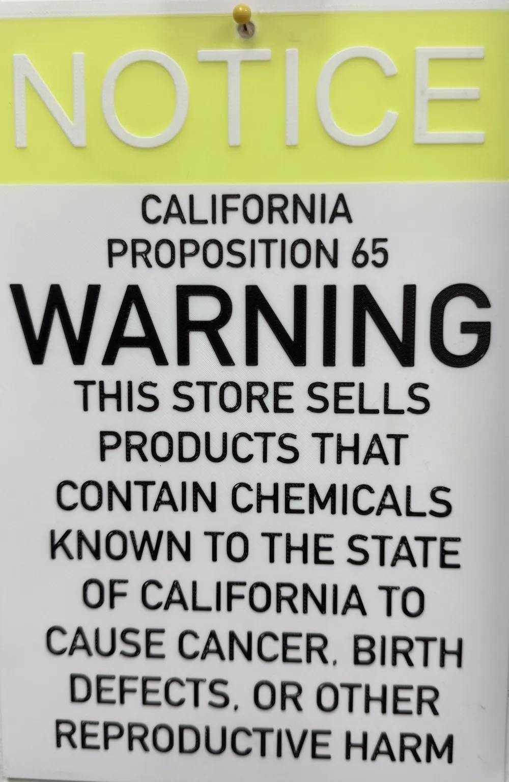 California Prop 65 Notice by rileypig MakerWorld: Download Free 3D Models