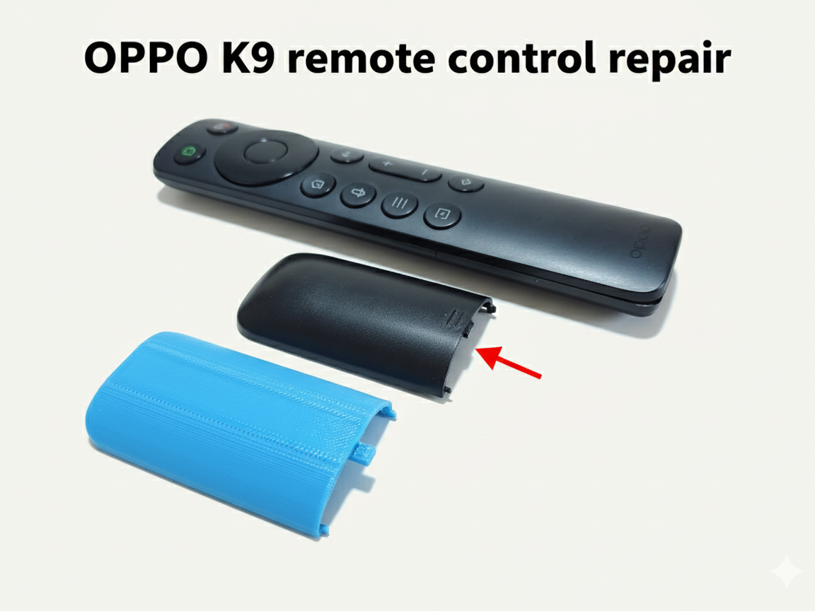 oppo k9 TV remote control battery cover repair by forestslin MakerWorld ...