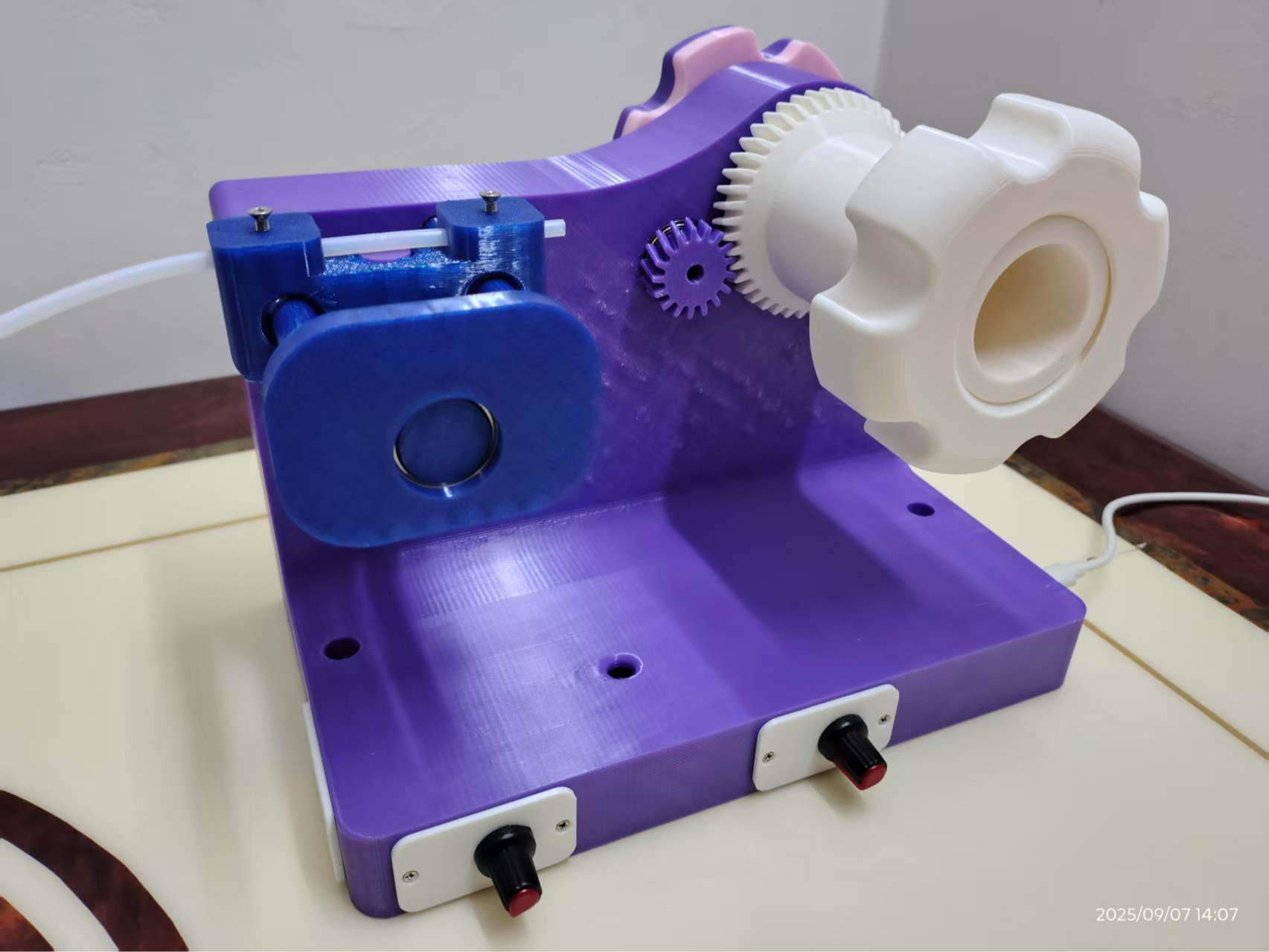 spooler, two-speed electric filament winder by shark MakerWorld ...