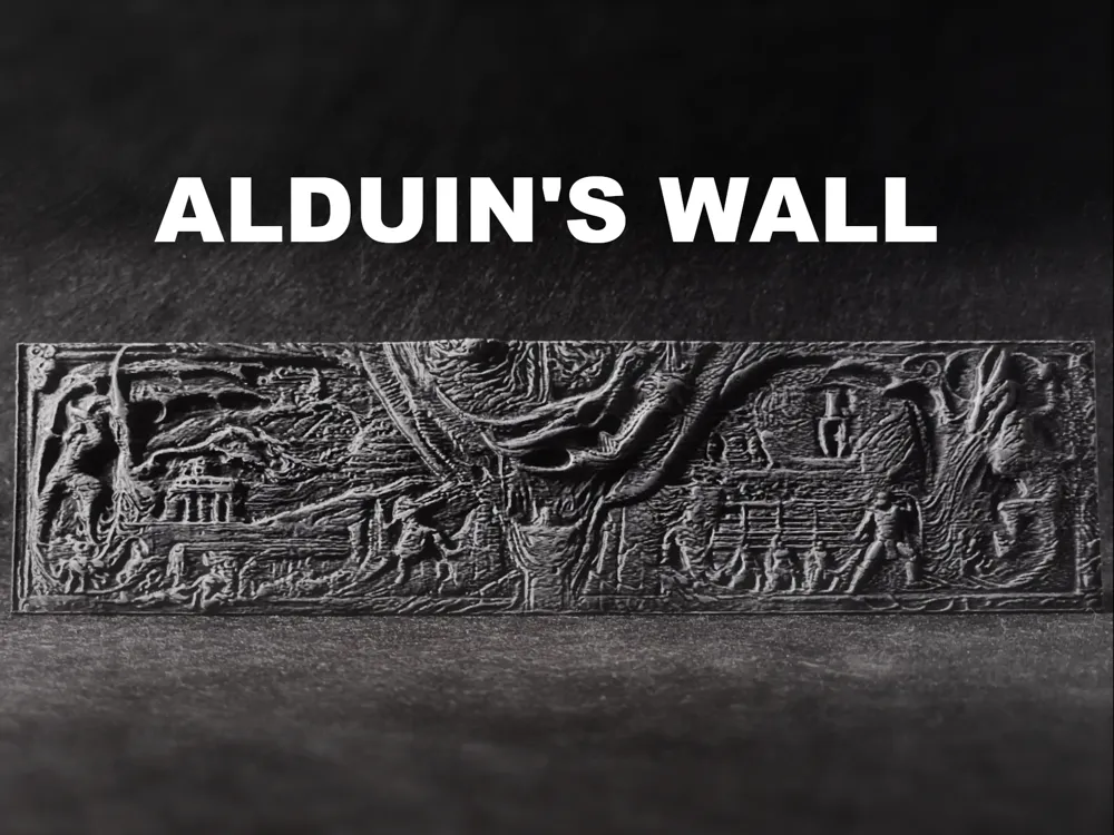 Alduin's Wall - Free 3D Print Model - MakerWorld