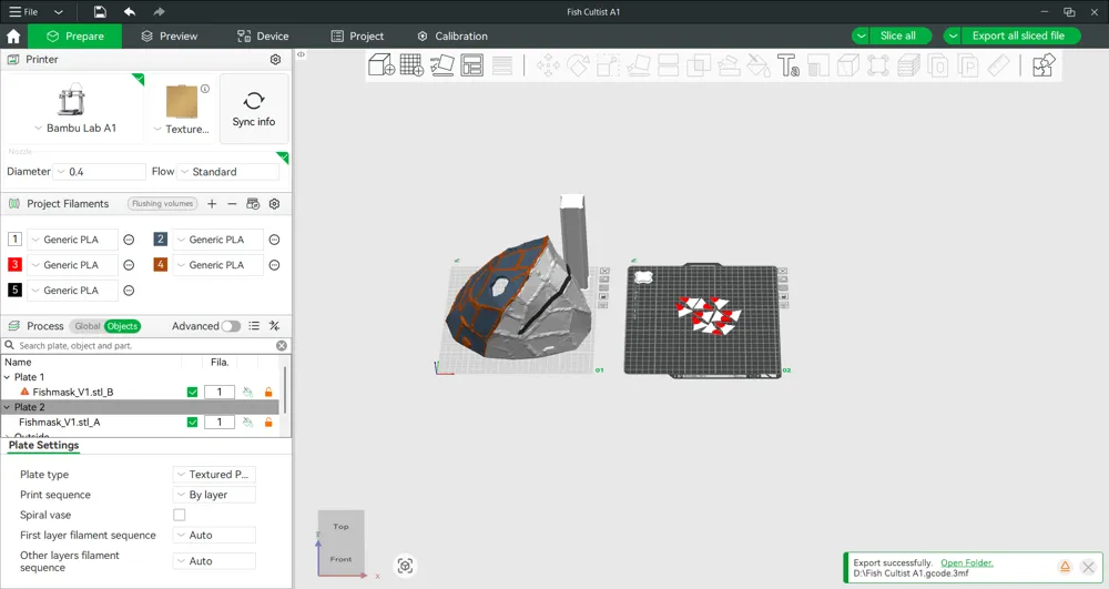 Ghost of Tabor Fish Cultist Helmet by Aleco MakerWorld: Download Free ...